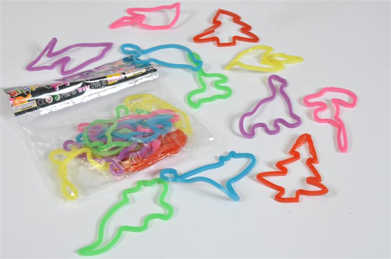 Scoubi Shape Bänder 12er Set sort. OPP, ca. 6cm | KIG Kronen Import ...